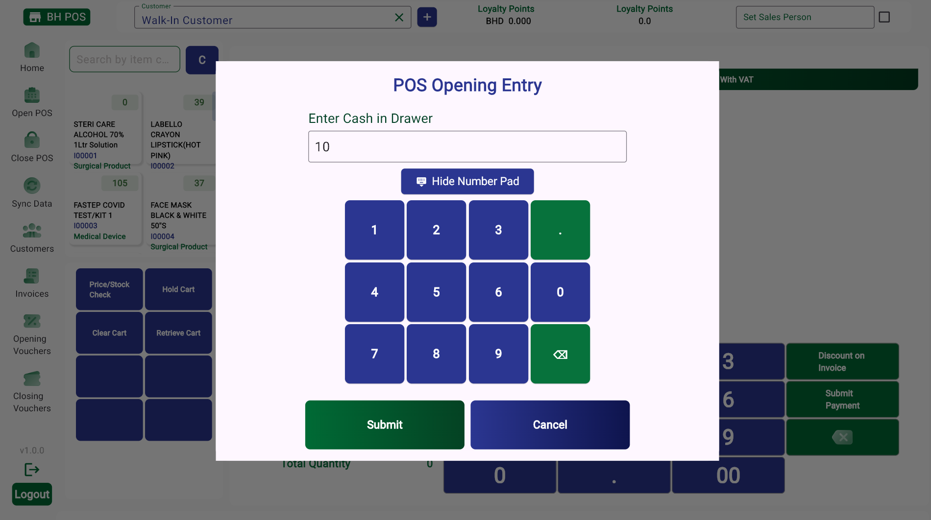 Offline point of sales built on Flutter for ERPNext.